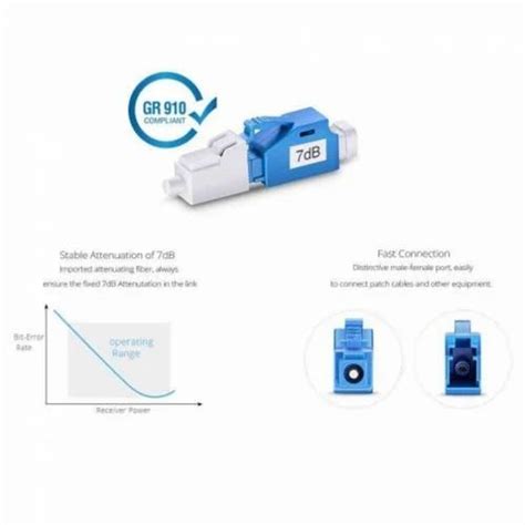 Attenuator Single Mode 7db Lc Upc Male To Female At Rs 330 4 Piece
