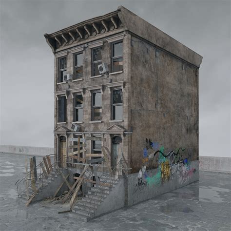 Post Apocalyptic Buildings Archmodels Vol 265 Evermotion