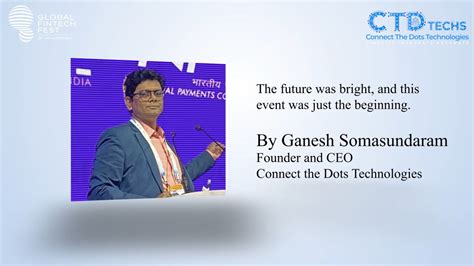 Ctd Techs Pvt Ltd On Linkedin Fintech Globalsummit Innovation Financefuture Techleaders