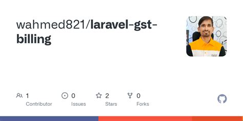 GitHub Wahmed Laravel Gst Billing
