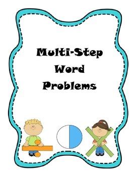 Multiple Step Word Problems By Ashley Apple Teachers Pay Teachers