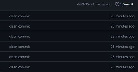 Git Cleaning Commit History In Github Hector G Serrano