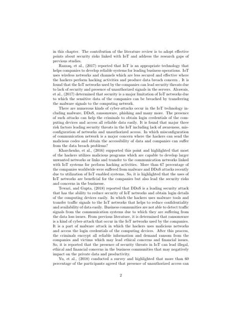 Iot Security Attacks Vulnerabilities And Mitigation