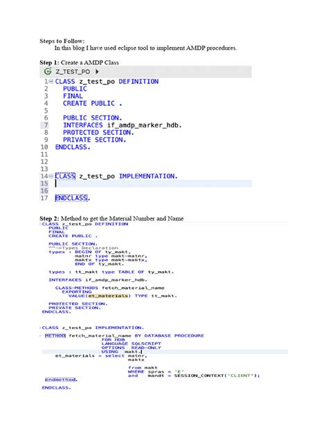 Sap Amdp Pdf