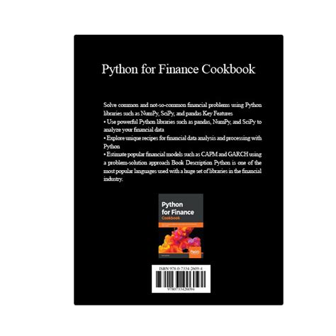 قیمت و خرید کتاب Python For Finance Cookbook اثر Eryk Lewinson انتشارات