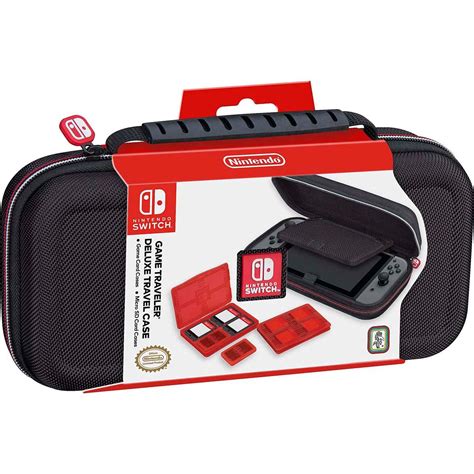 Buy Game Traveler Nintendo Switch Deluxe Oled Case Also For Switch And Switch Lite Black