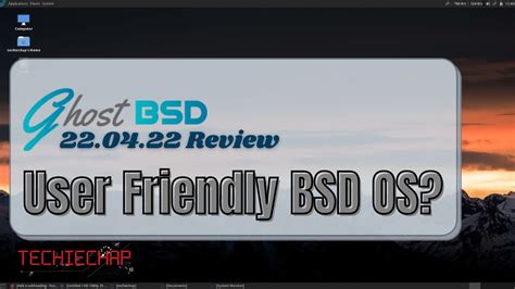 Ghost BSD 22 04 Review YouTube