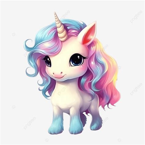 귀여운 유니콘 Ai 생성 일각수 조랑말 날개 Png 일러스트 및 이미지 에 대한 무료 다운로드 Pngtree