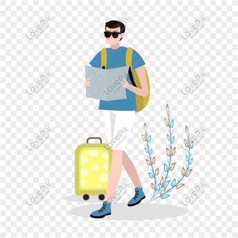 만화 바람 강한 사람 Png 일러스트 무료 다운로드 Lovepik