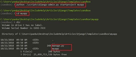 Django Creating And Using Templates