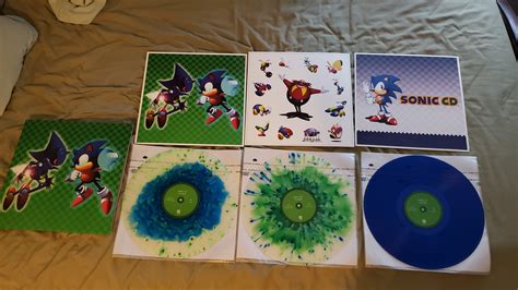 Picked Up The Sonic Cd Vinyl Box Today Came With This Very Nice Etched Side R Vinyl