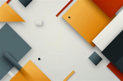Premium Ai Image Abstract Paper Shape Wallpapers Orange Amp Amber Style Intersecting Planes