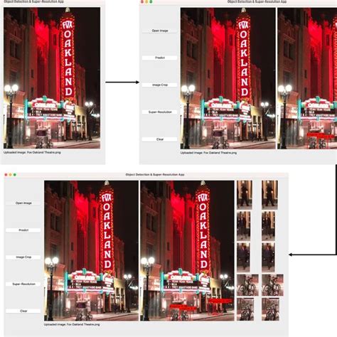 example of the using flow of our designed application on macos