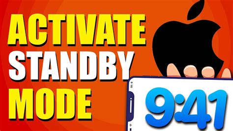 How To Activate Iphone Standby Mode Quick And Easy Youtube