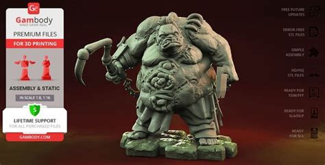 Пудж в разных исполнениях Dota2 3d 3dprint 3д 3дпринтер 3дмодель 3dmodel Stl 3dstl