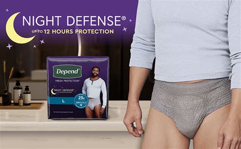 Depend Night Defense Adult Incontinence Underwear For Men