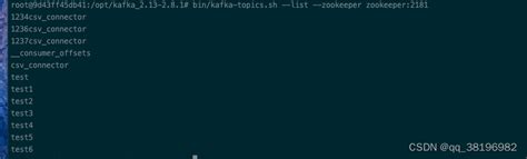 Docker安装kafka进入kafka容器 Csdn博客