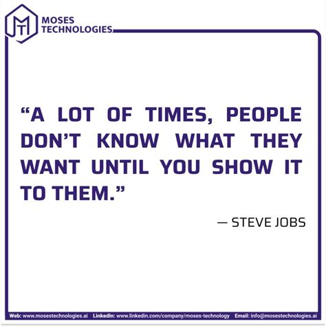 Moses Technologies Pvt Ltd On Linkedin Innovation Stevejobs Mosestechnologies