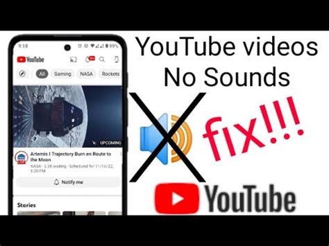 How To Fix No Sound In YouTube Videos Fix All Bugs On Youtube App YouTube