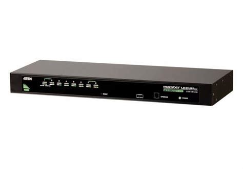 Cs1308 מתג 8 יציאות Ps 2 Usb Vga Kvm כולל מקשי קיצור ותפריט תצוגה