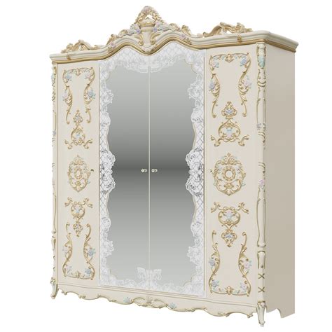 Купить Шкаф 4 х дверный Людовик в Ростове на Дону отличные цены на распашные шкафы Интернет
