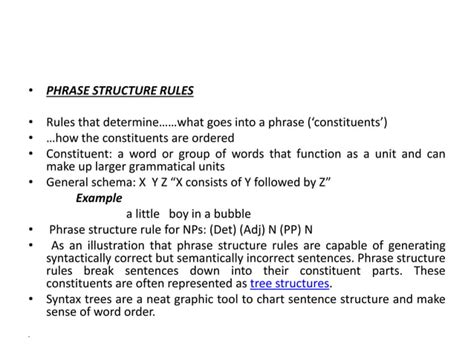 Introduction To Linguistics Syntax Pptx Programming Languages
