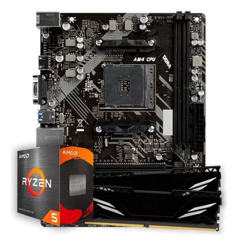 Kit Upgrade Gamer Amd Ryzen B M Gb Ddr Cor Preto