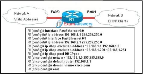 Refer To The Exhibit The Hosts In Network A All Have Static Addresses That Are Assigned In The