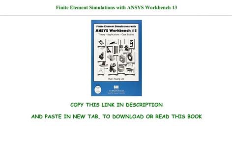 read book [pdf] finite element simulations with ansys workbench 13 full pages