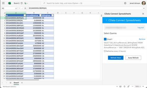 Connect Spreadsheets Getting Started Guide