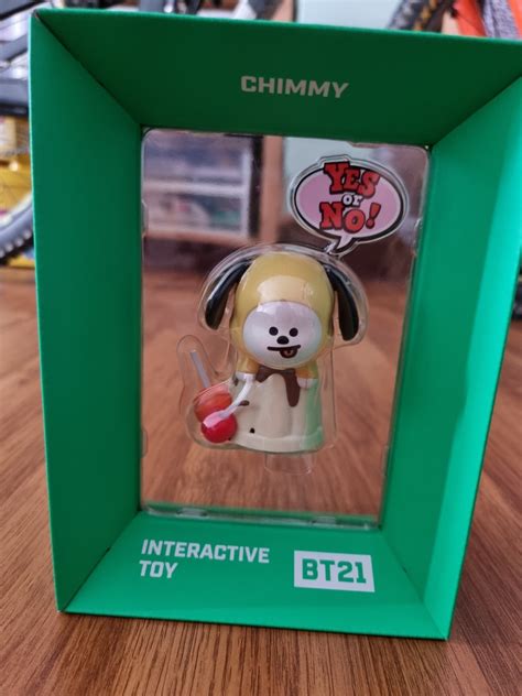 Chimmy BT21 Interactive Toy - Original from LINE Friends Korea, Hobbies ...