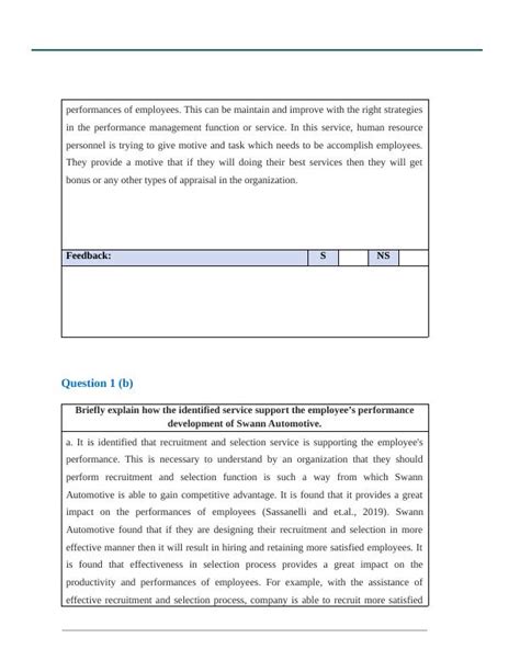 Knowledge Assessment For Aur50116 Diploma Of Automotive Management