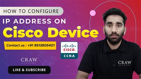8 How To Configure Ip Addresses On Cisco Device Ipv4 Ccna 200 301 By Deepak Yadav Youtube
