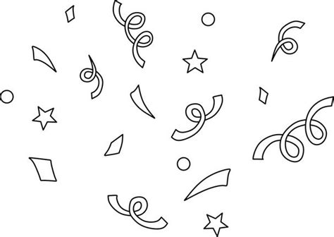 Rapid Resizer Black And White Confetti Design Confetti Coloring Page