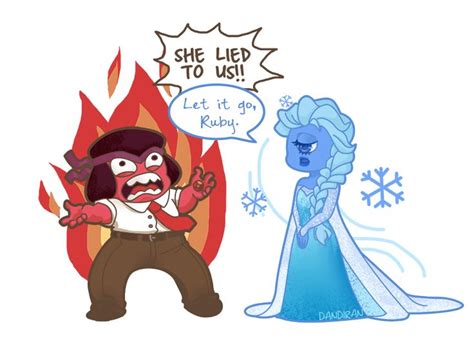 The Eternal Flame And Ice Queen Steven Universe Steven Universe