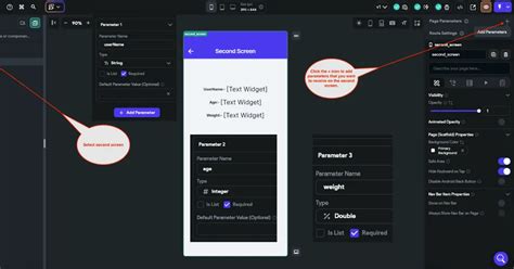Pass Data Between Pages Using Navigation In Flutterflow