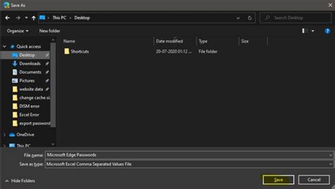 How To Export Saved Passwords From Microsoft Edge Technoresult