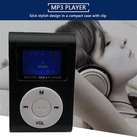 Small Size Portable Mp3 Player Mini Lcd Screen Mp3 Grandado