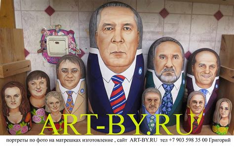 оригинальные подарки боссу на день рождения матрешка по фото