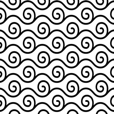 Seamless Waves Curls Pattern Silhouette Of A Waves Clipart Silhouette Curls Vector Pattern File Seamless Waves Curls Pattern Silhouette Of A Waves Clipart Silhouette Curls Vector Pattern File
