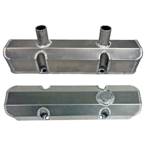 Champ Pans Fabricated Aluminum Valve Cover Set Crp 1146 15 1 Engine