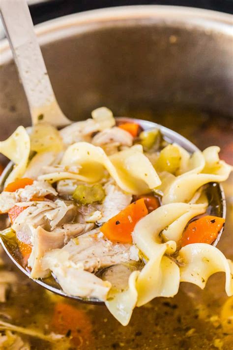 Instant Pot Soup Stock Recipe Instant Pot Chicken Noodle Soup Grfz