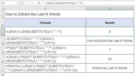 How To Extract The Last N Words Excelnotes