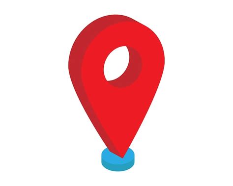 위치 핀 아이콘 프리미엄 벡터