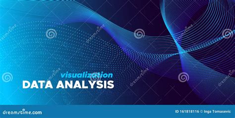 Big Data Stream Glow Technology Abstract Stock Illustration Illustration Of Digits Datum