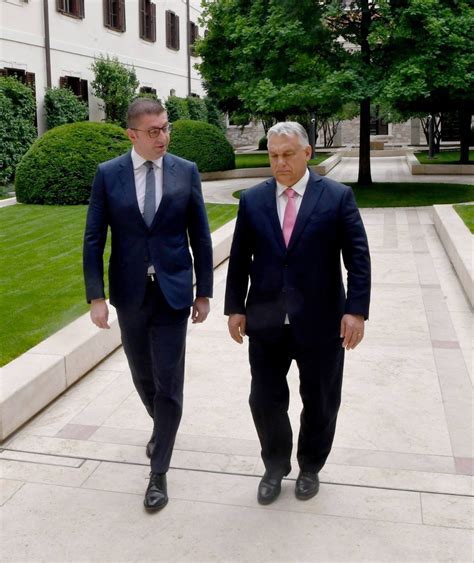 Hristijan Денеска остварив средба со претседателот на Владата на Унгарија Виктор Орбан