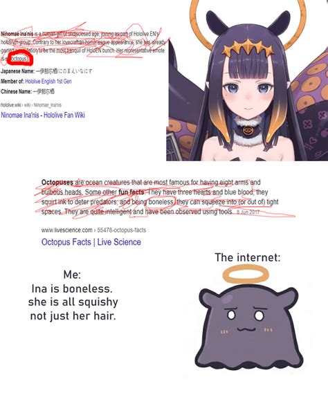 Ninomae Ina Nis Hololiveen Takamori Chinese Name Japanese Names Face Reveal Ocean