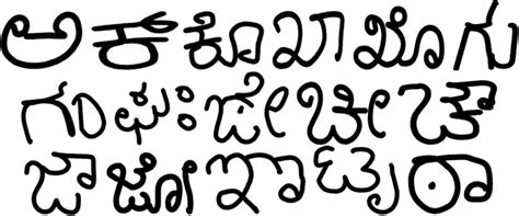 Sample Handwritten Character Images From Kannada Dataset Download Scientific Diagram