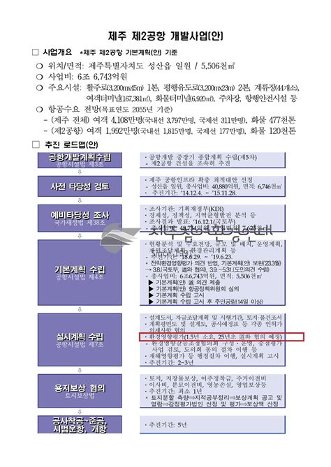 제주참여환경연대 25년초 道와 협의 예정 해당 내용은 2023년 7월 26일 서귀포시
