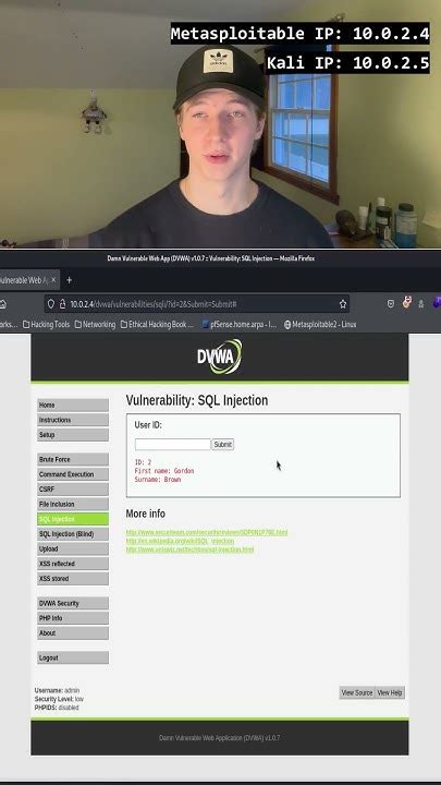 learn to hack day 23 basic sql injection cybersecurity hacker